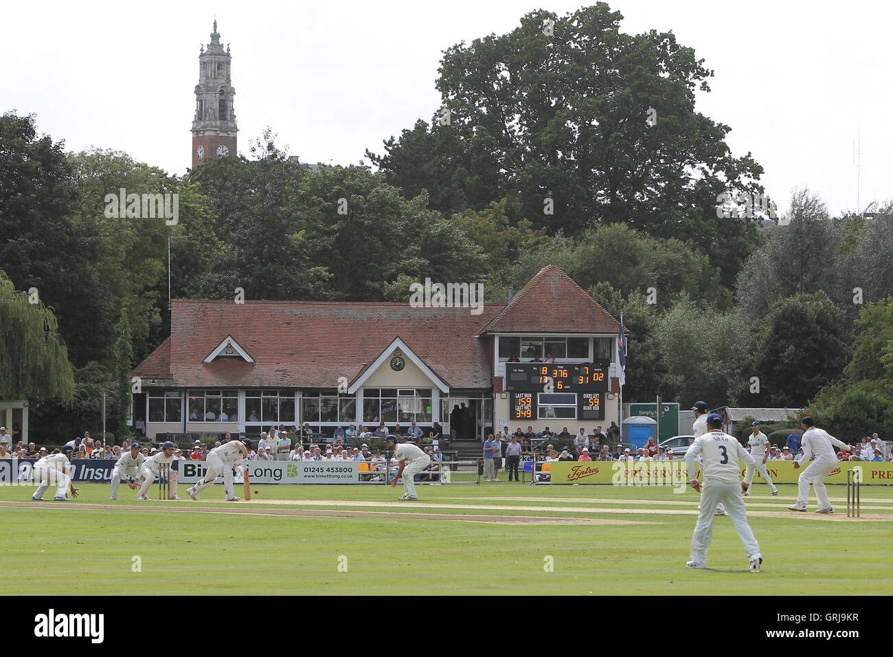 General view of play at Castle Park - Essex CCC vs Glamorgan CCC - LV ...