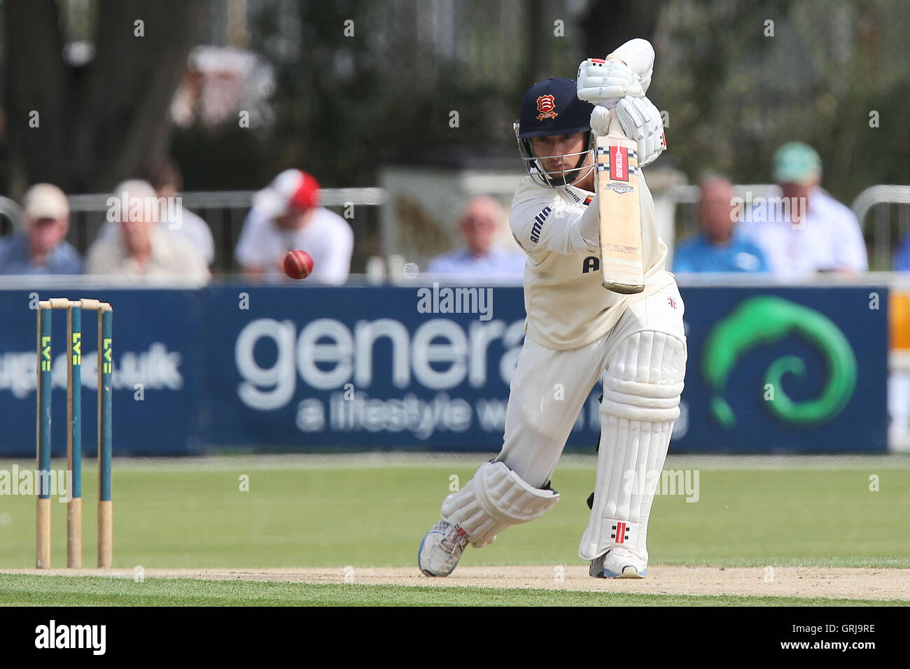 Jaik Mickleburgh in batting action for Essex - Essex CCC vs Glamorgan ...