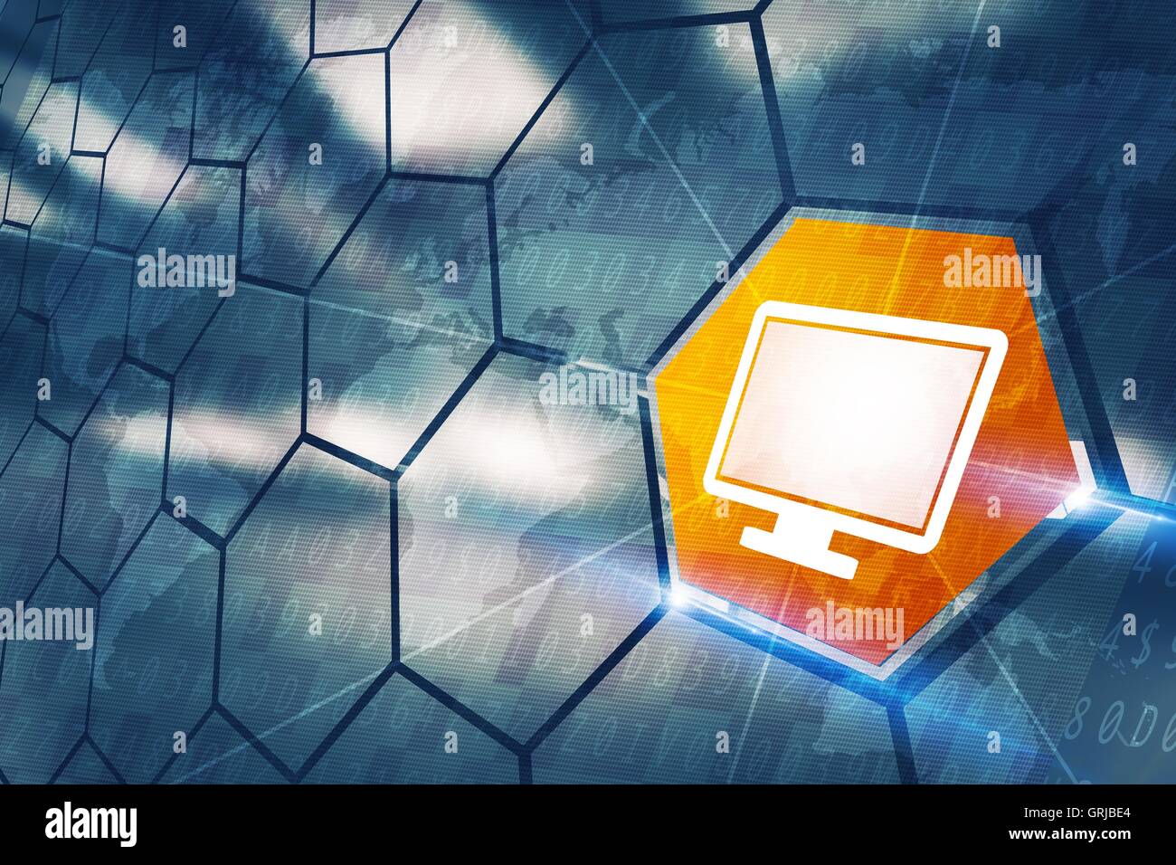 Network Connection Concept 3D Render Illustration. Networking Theme ...