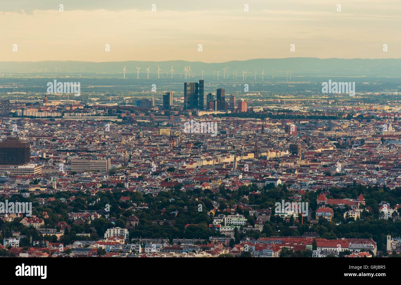 Vienna Austria Cityscape. Vienna Panorama Stock Photo - Alamy