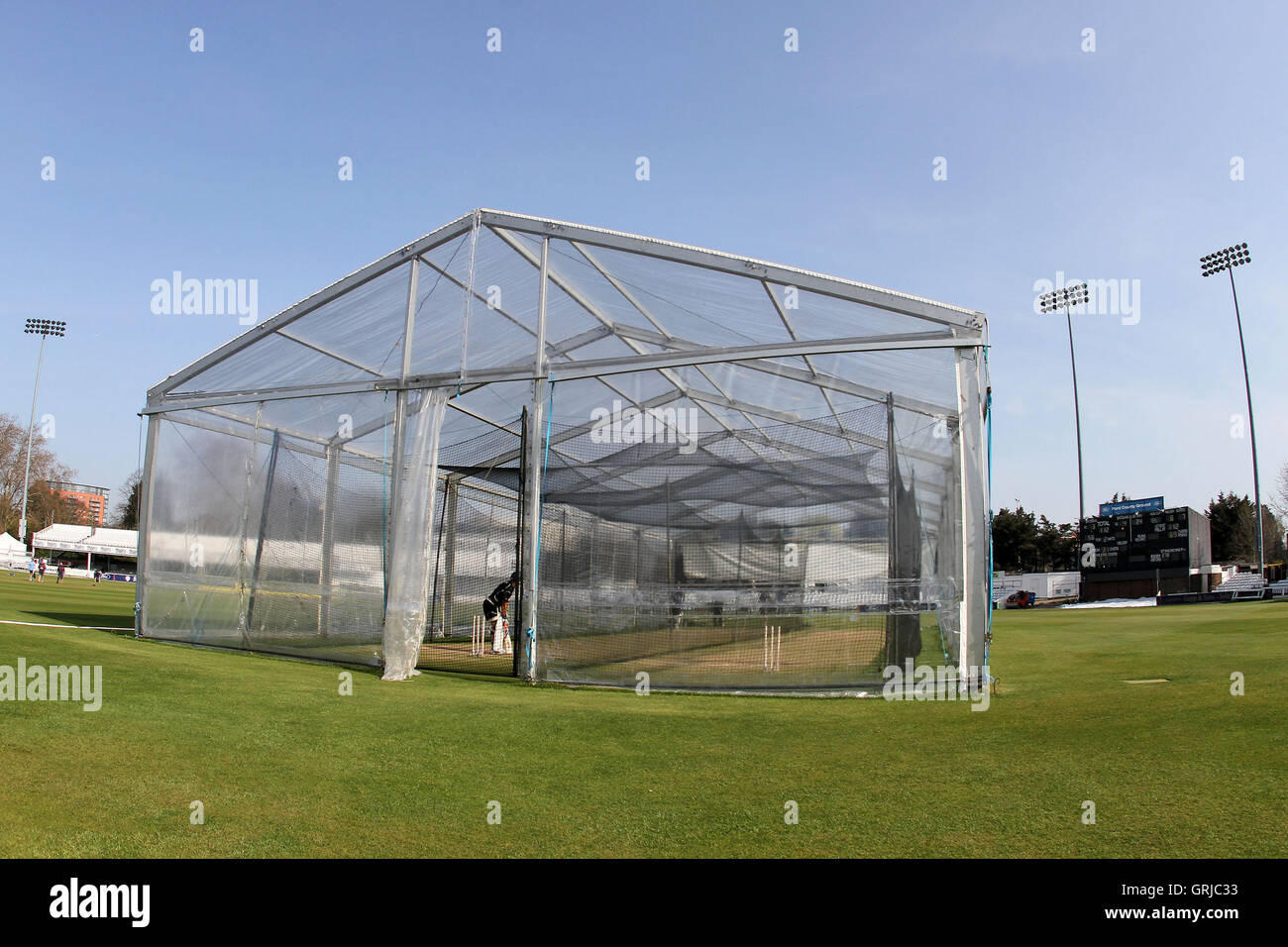 A new innovation at Essex for 2012, a giant plastic tent houses indoor ...