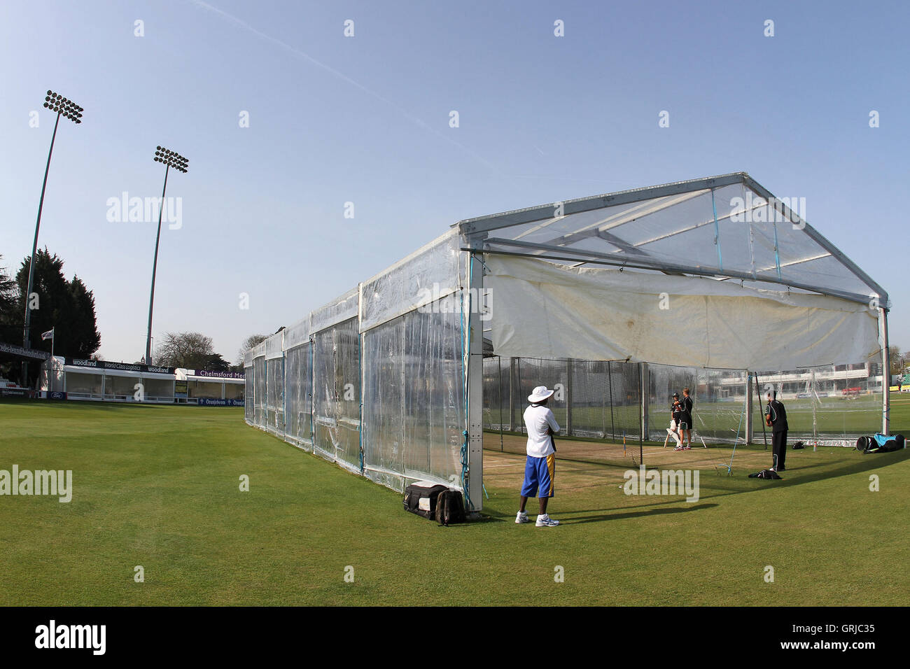 A new innovation at Essex for 2012, a giant plastic tent houses indoor ...
