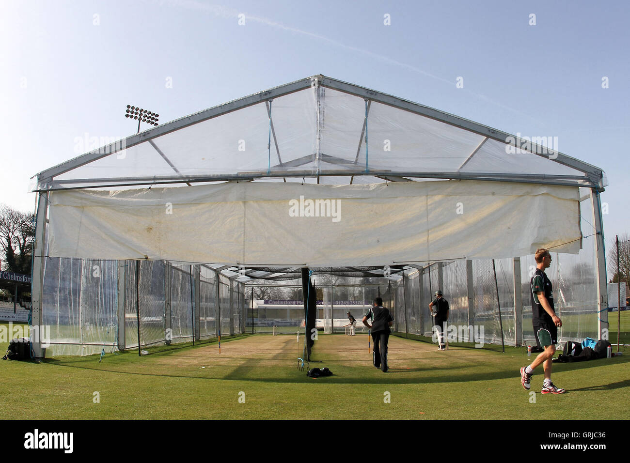 A new innovation at Essex for 2012, a giant plastic tent houses indoor ...