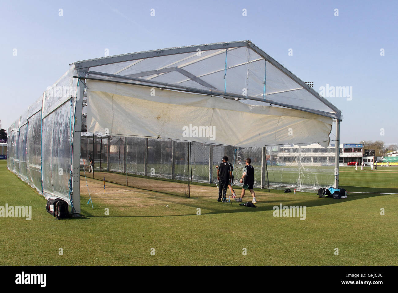 A new innovation at Essex for 2012, a giant plastic tent houses indoor ...