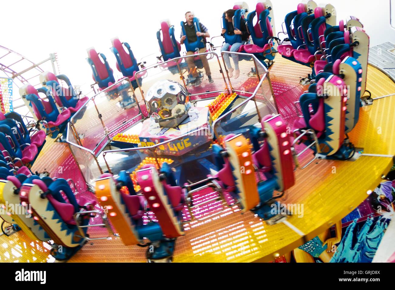 Ocean Beach funfair in South Shields Stock Photo - Alamy