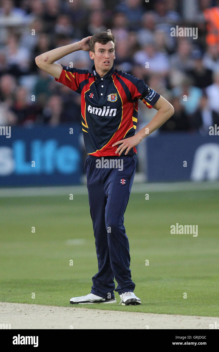 Reece Topley of Essex - Essex Eagles vs Kent Spitfires - Friends Life ...