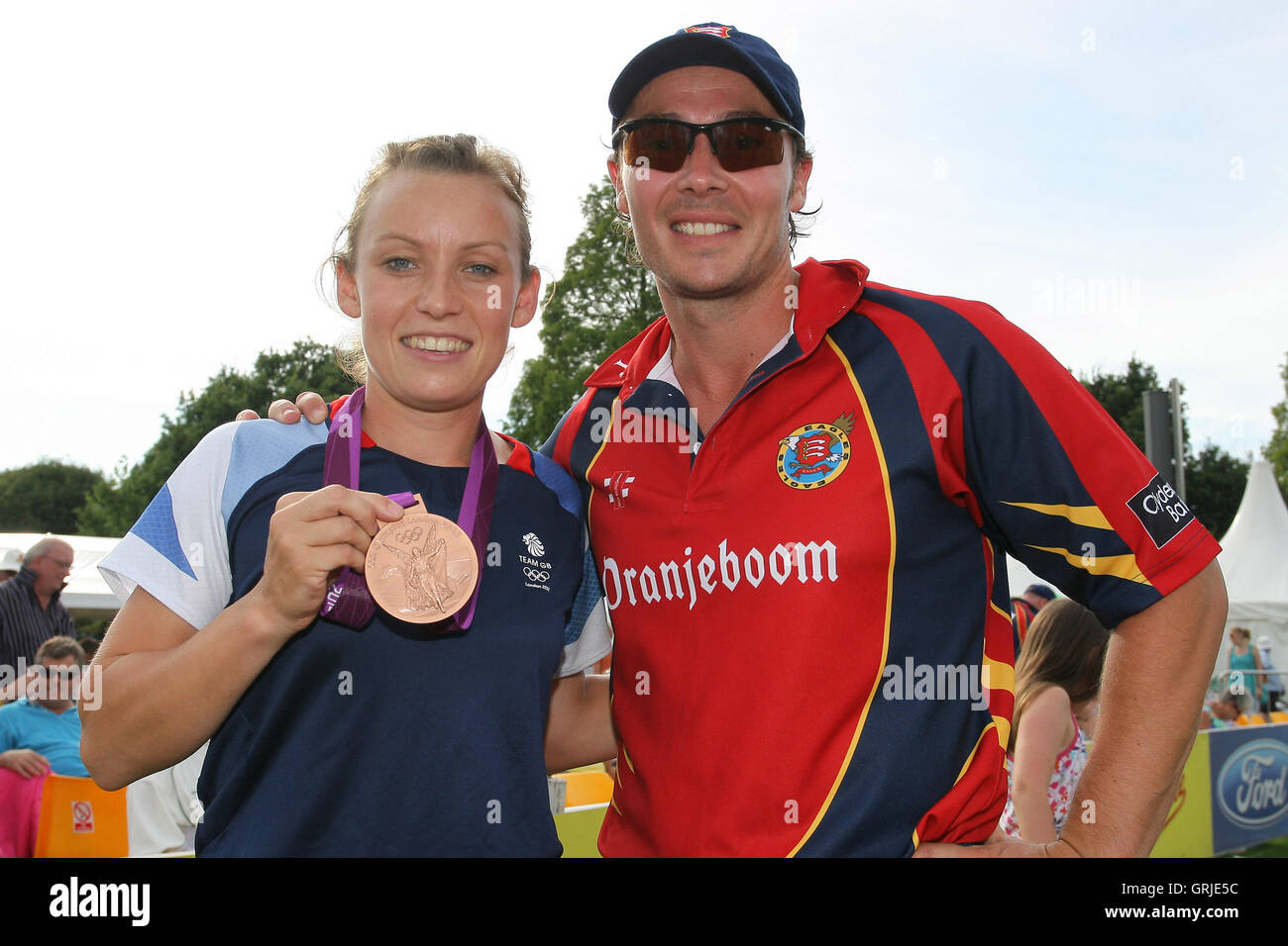 Olympic Hockey Bronze Medalist Chloe Rogers poses for a photograph with ...