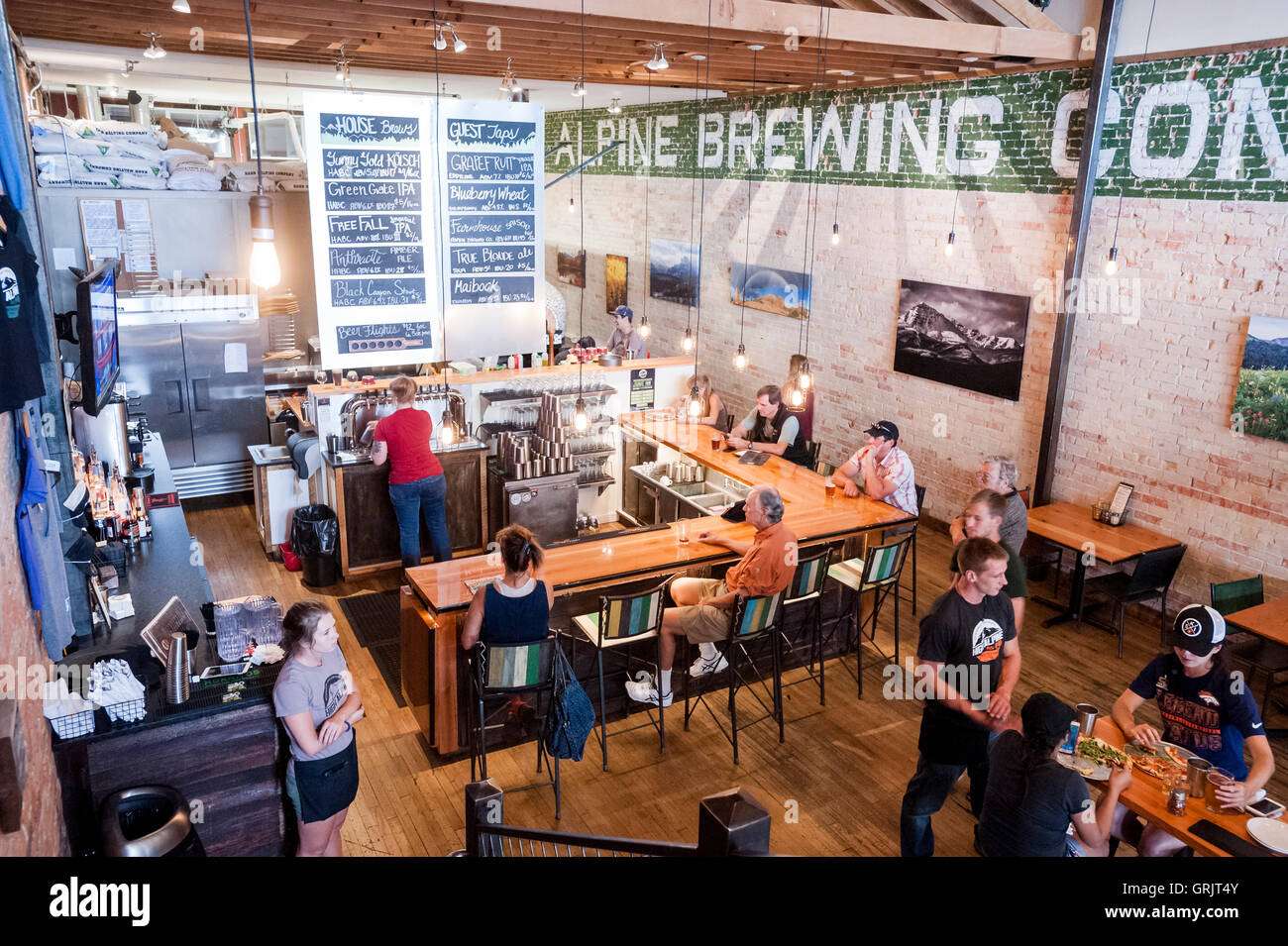 High Alpine Brewery Stock Photo - Alamy