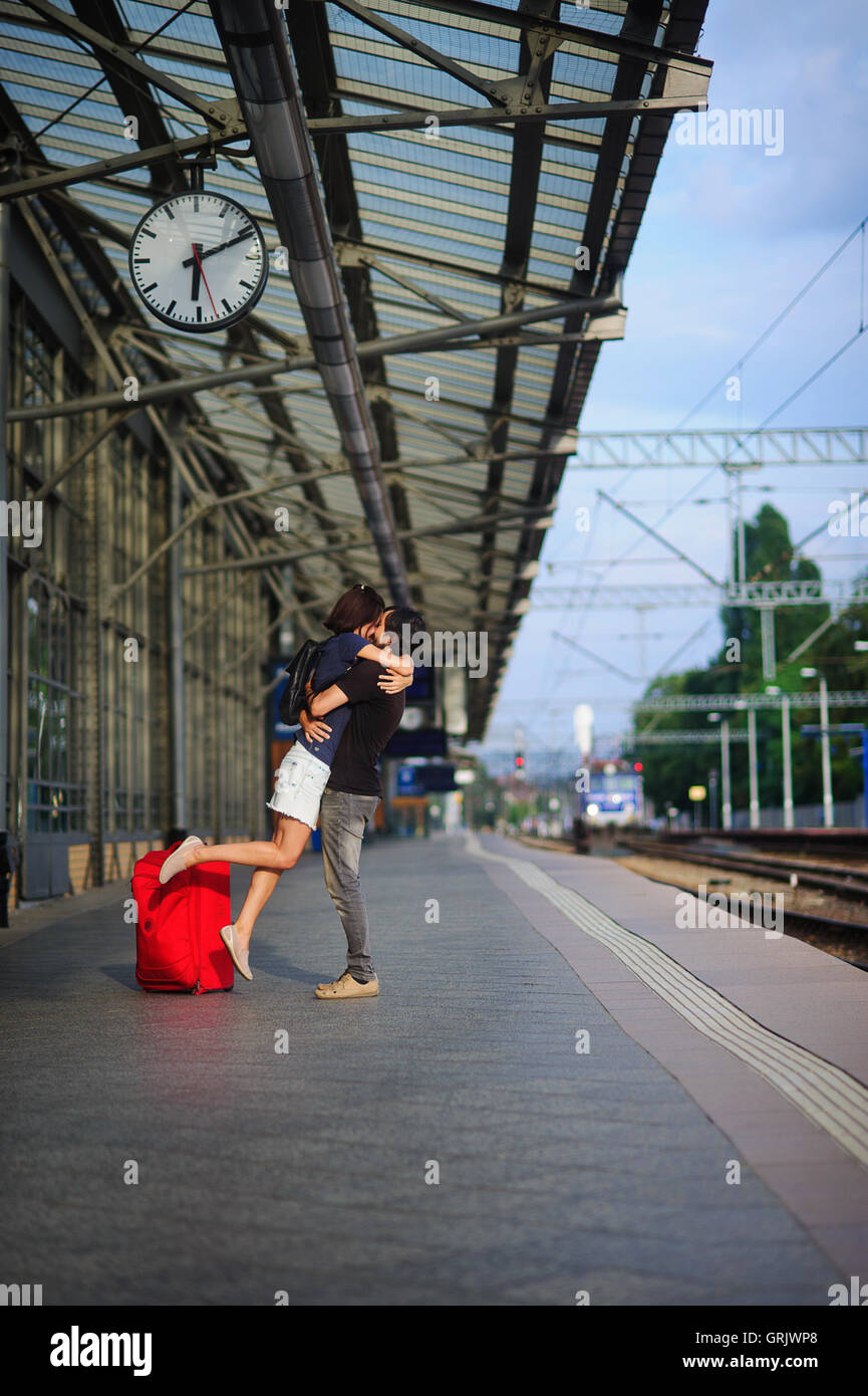Waiting Under Clock High Resolution Stock Photography and Images - Alamy