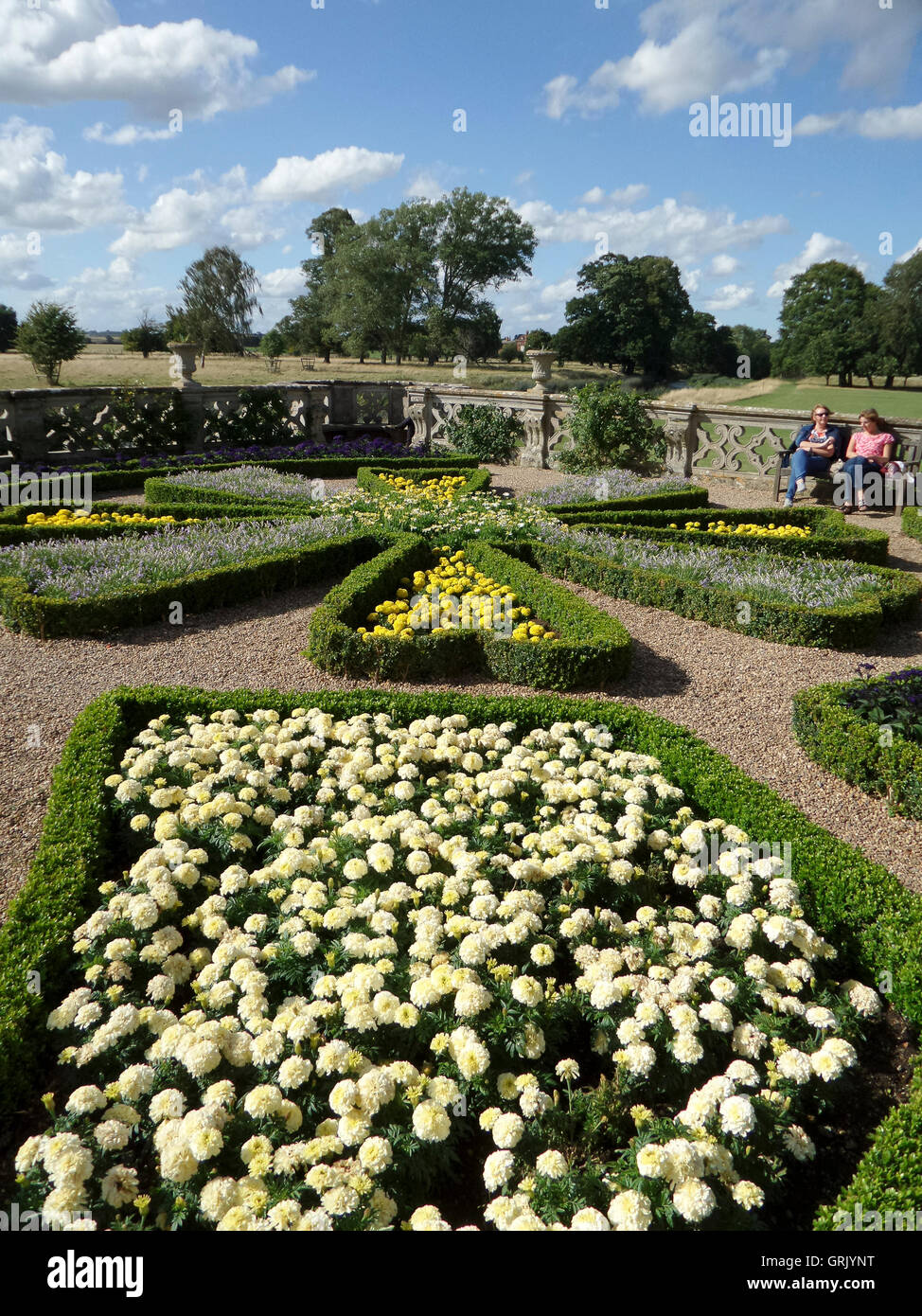 stately home gardens Stock Photo - Alamy