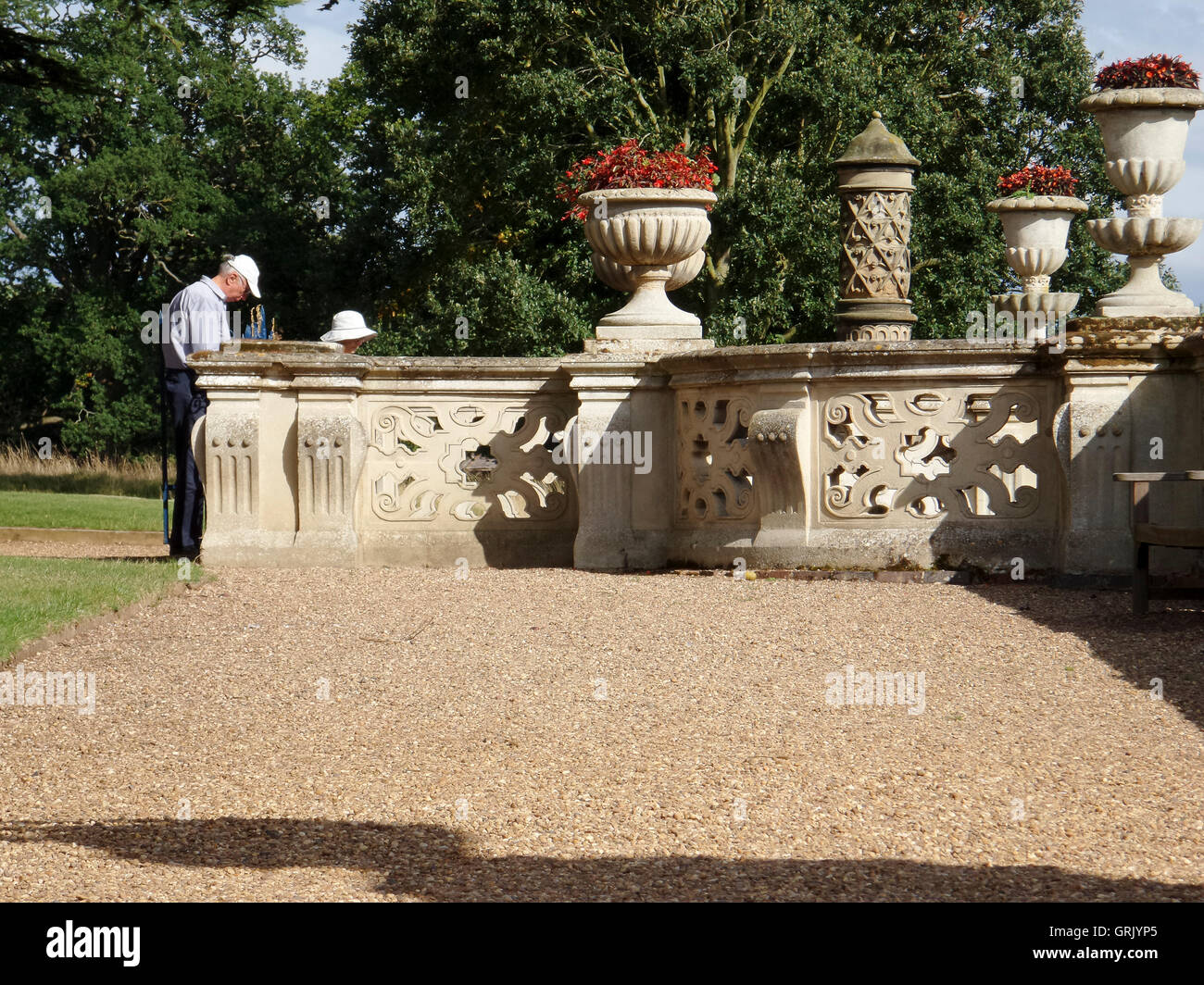 stately home gardens Stock Photo - Alamy