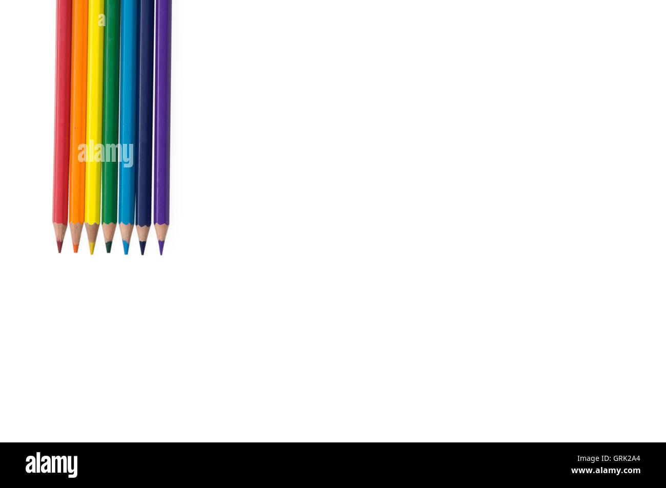 pencil pencils color colorful colored colour closeup Stock Photo - Alamy