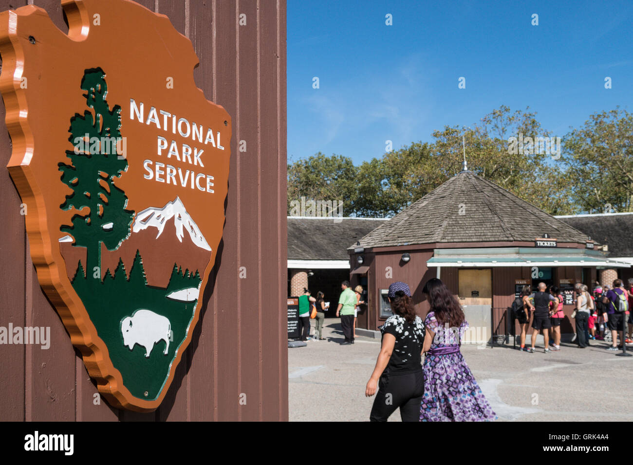 Castle Clinton National Monument in Battery Park, NYC, USA Stock Photo ...