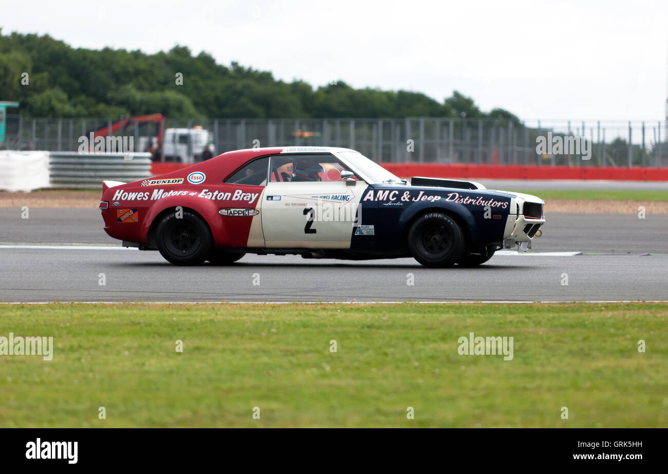 Marc Devis driving a 1972, 6.4L AMC Javelin during qualifying for the ...