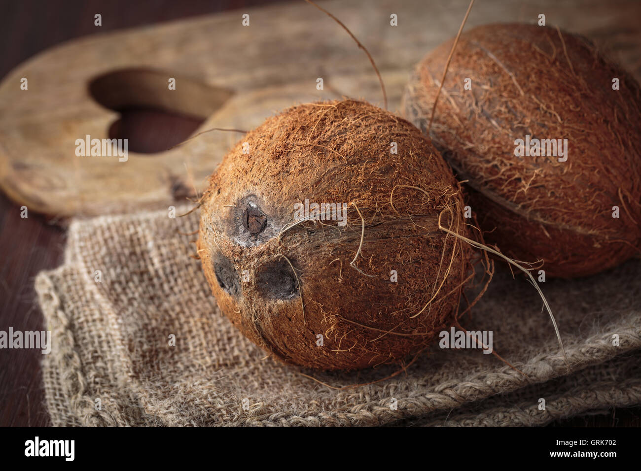 Fresh raw coconut fruit for healthy nutrition Stock Photo - Alamy