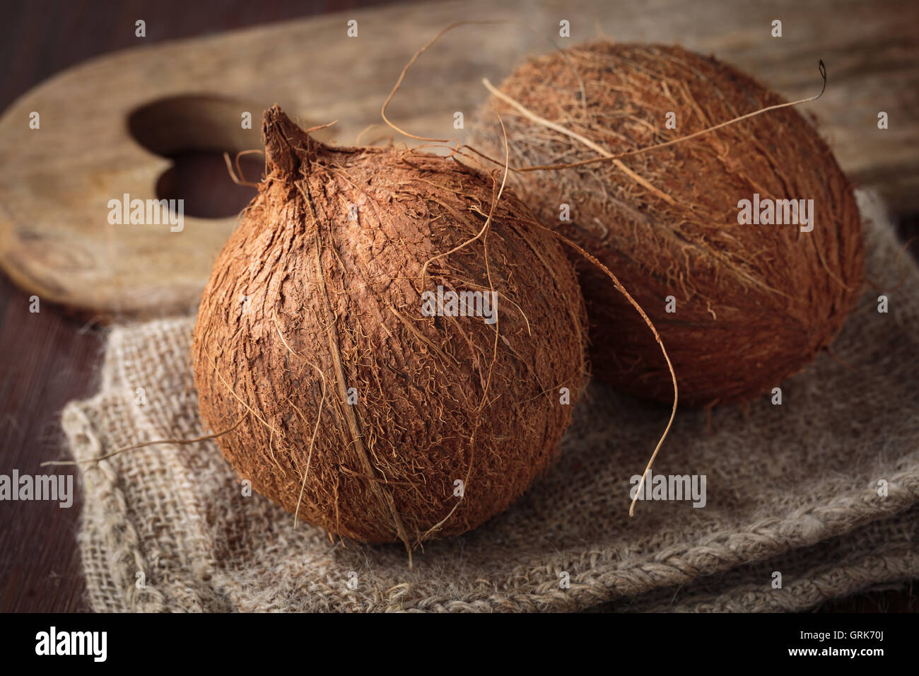 Fresh raw coconut fruit for healthy nutrition Stock Photo - Alamy