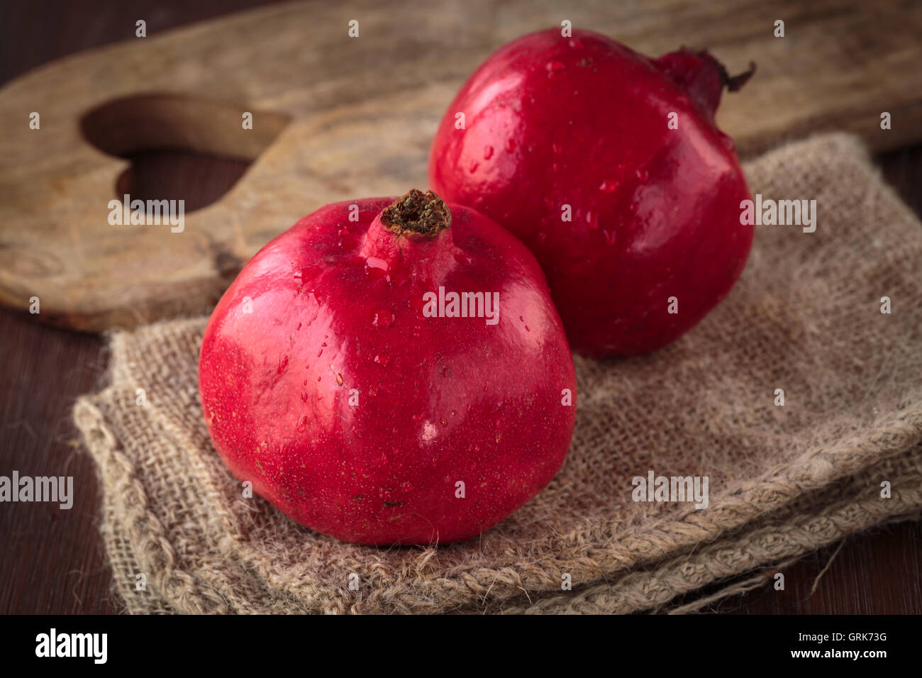 Fresh raw pomegranate for an healthy nutrition Stock Photo - Alamy