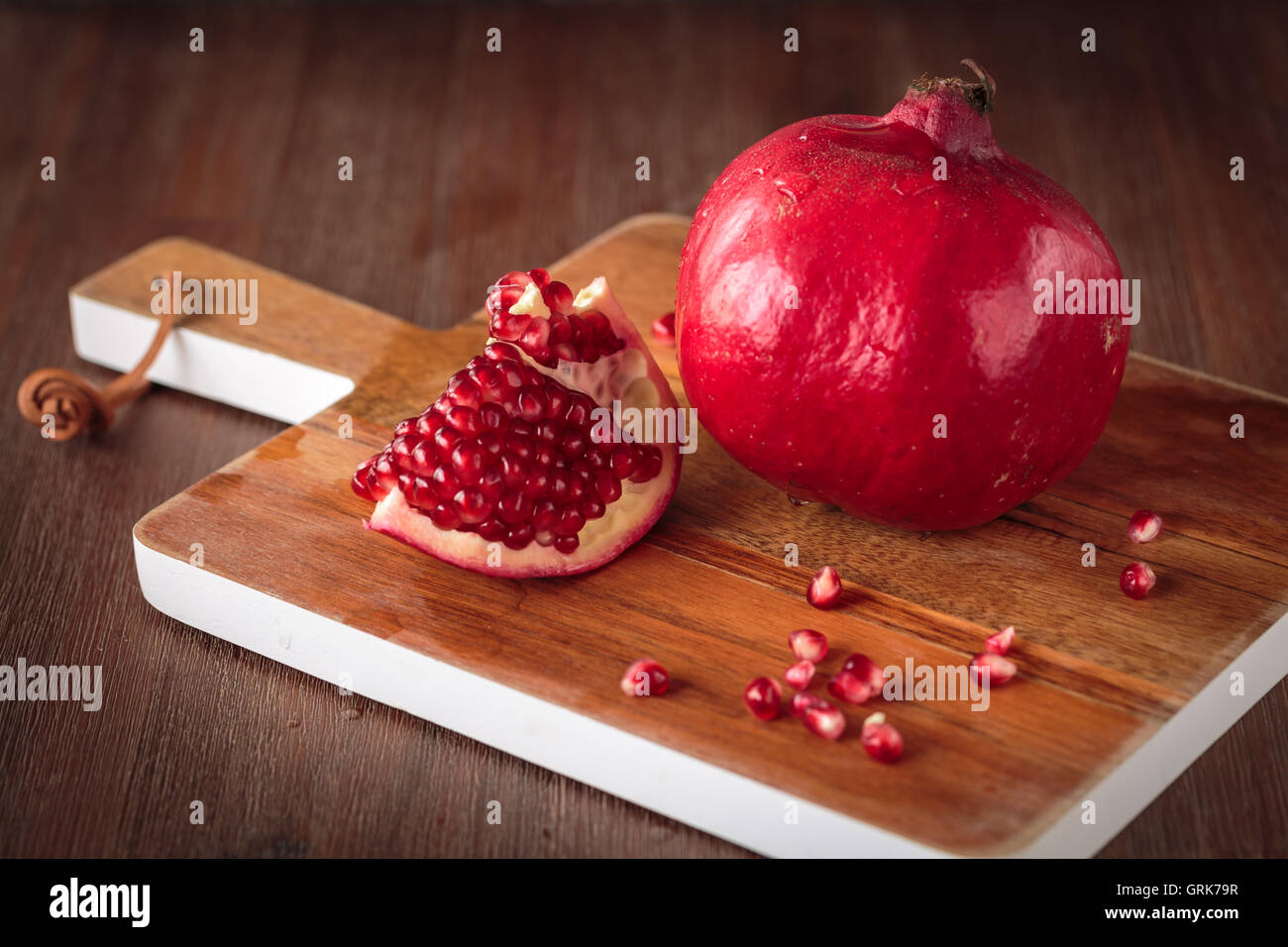Fresh raw pomegranate for an healthy nutrition Stock Photo - Alamy