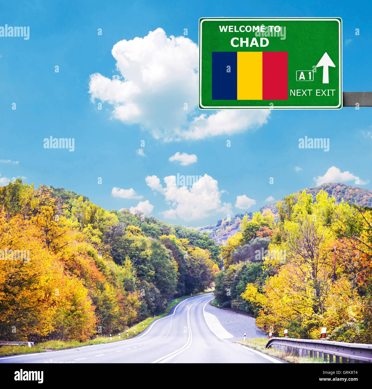 Welcome chad country text hi-res stock photography and images - Alamy