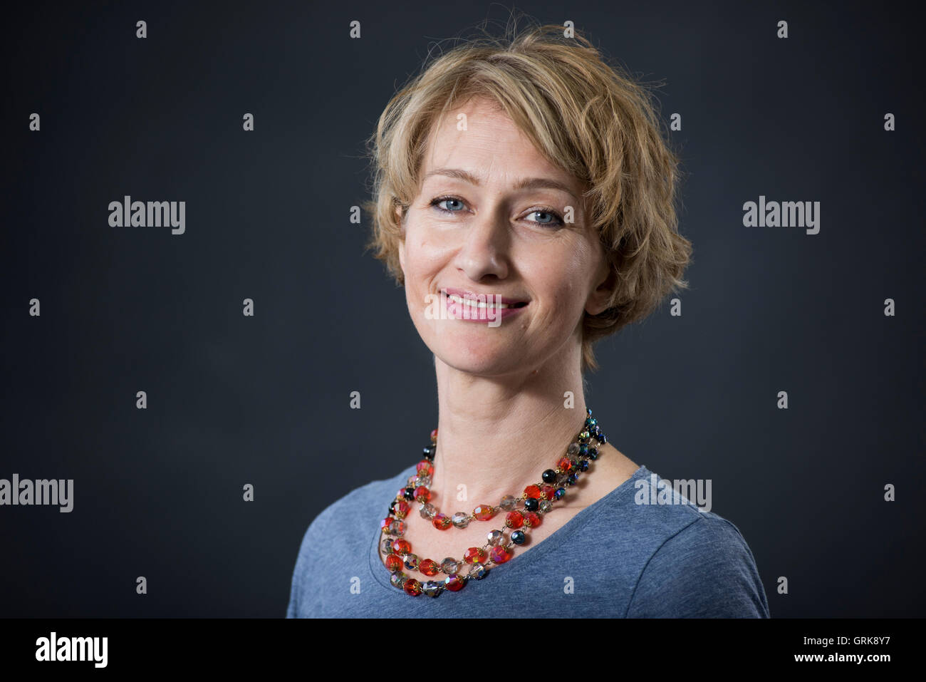 British news reporter and television presenter Bee Rowlatt Stock Photo ...