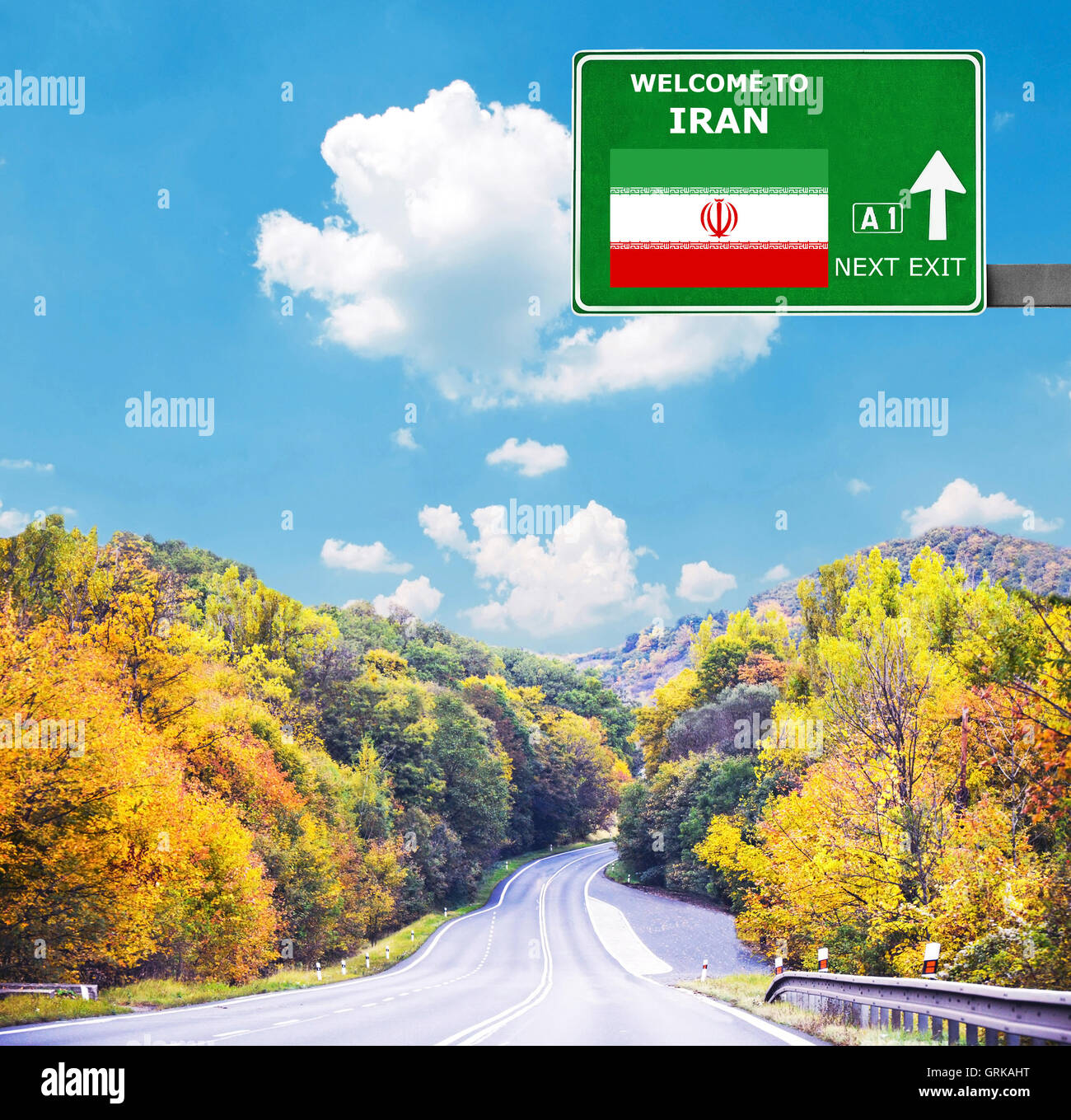 Straight flag of iran hi-res stock photography and images - Alamy