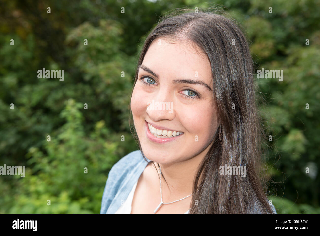 Portrait cheerful black woman hi-res stock photography and images - Alamy