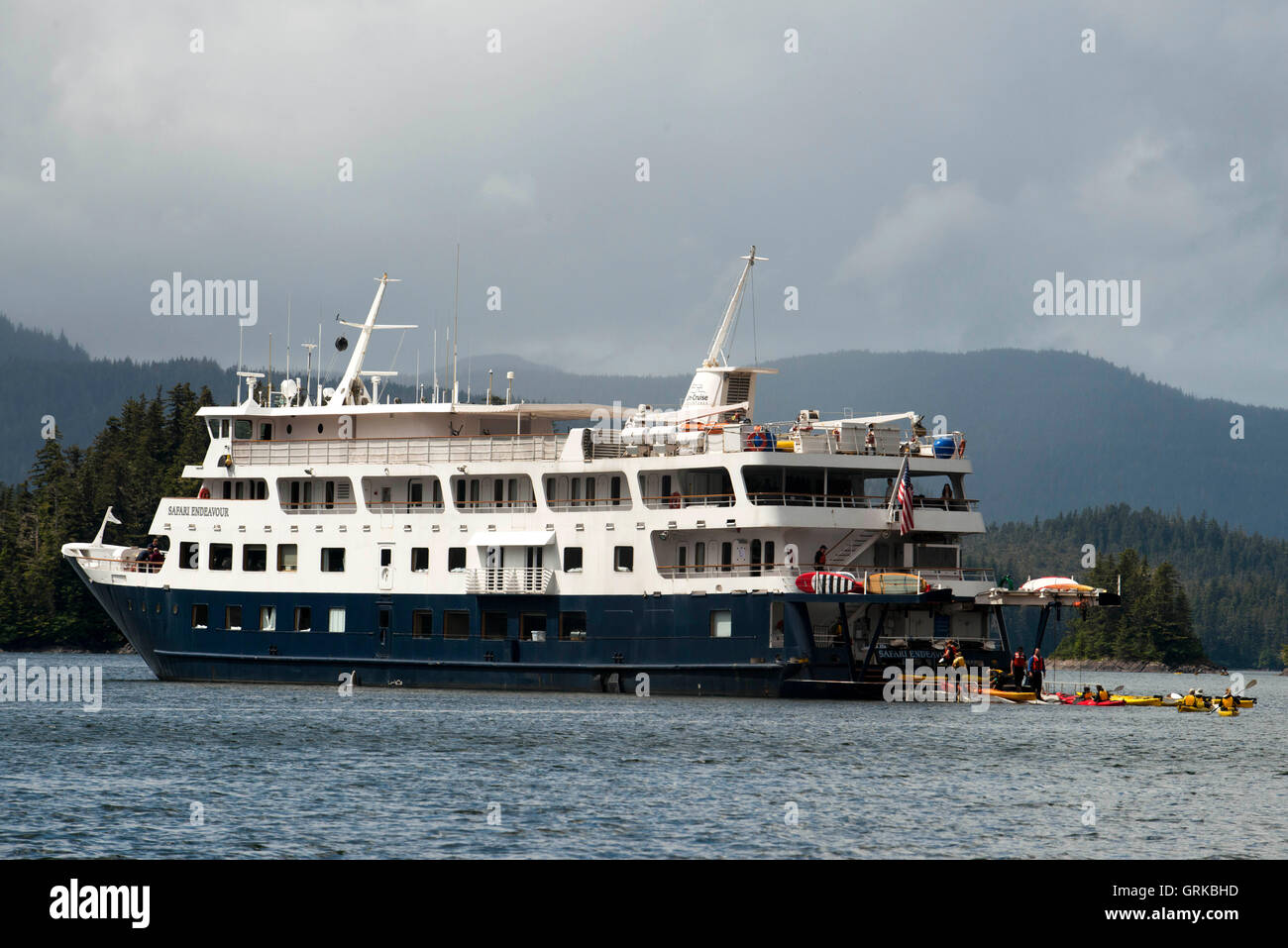 Safari Endeavour cruise at Scenery Cove, Thomas Bay, Petersburg ...