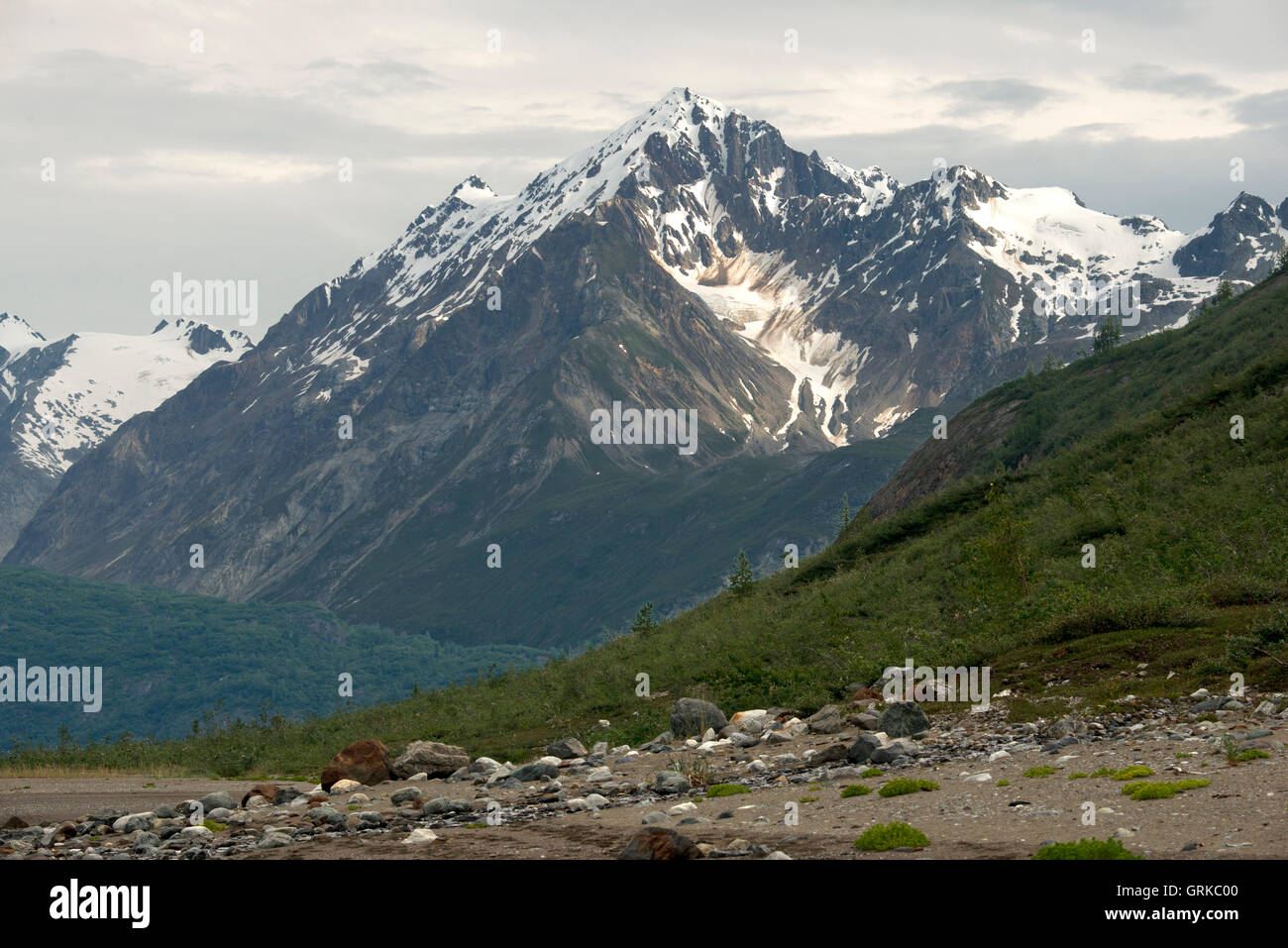 Reid Glacier - Glacier Bay National Park, Alaska. Patterns of ice and ...