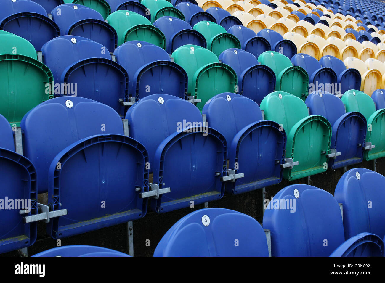 General view of the SWALEC Stadium as rain delays the start of play on ...