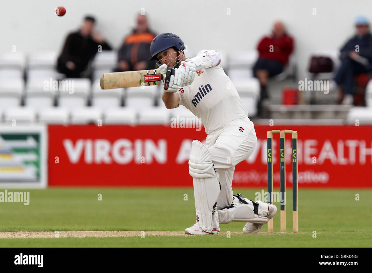 James Foster in batting action for Essex - Northamptonshire CCC vs ...