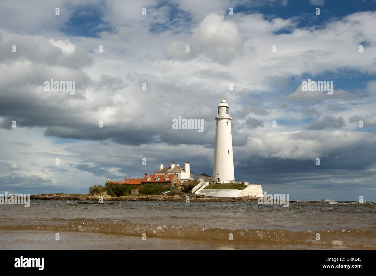 St Marys Lighthouse, Whitley Bay Stock Photo - Alamy