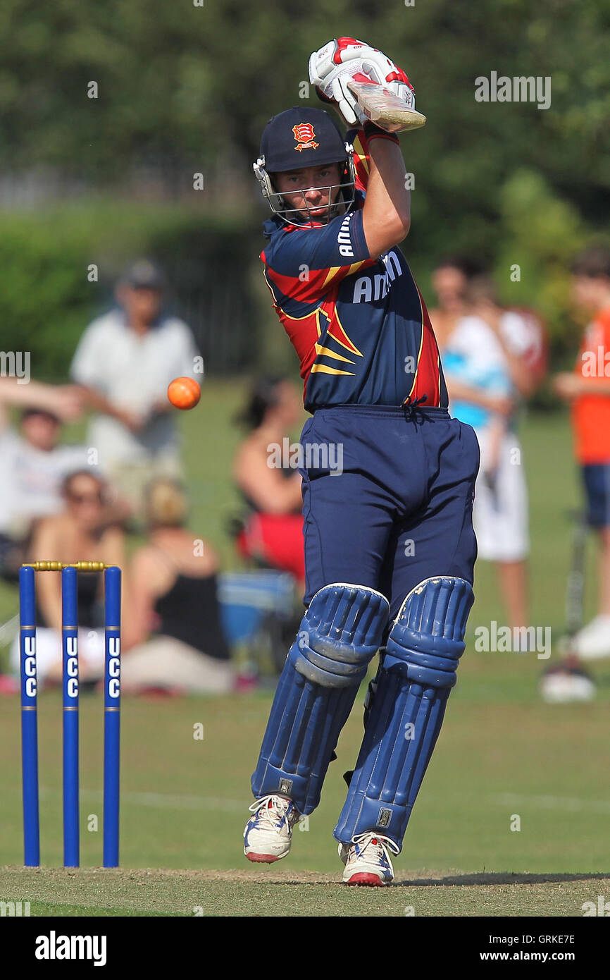 Graham Napier in batting action for Essex - Upminster CC vs Essex CCC ...