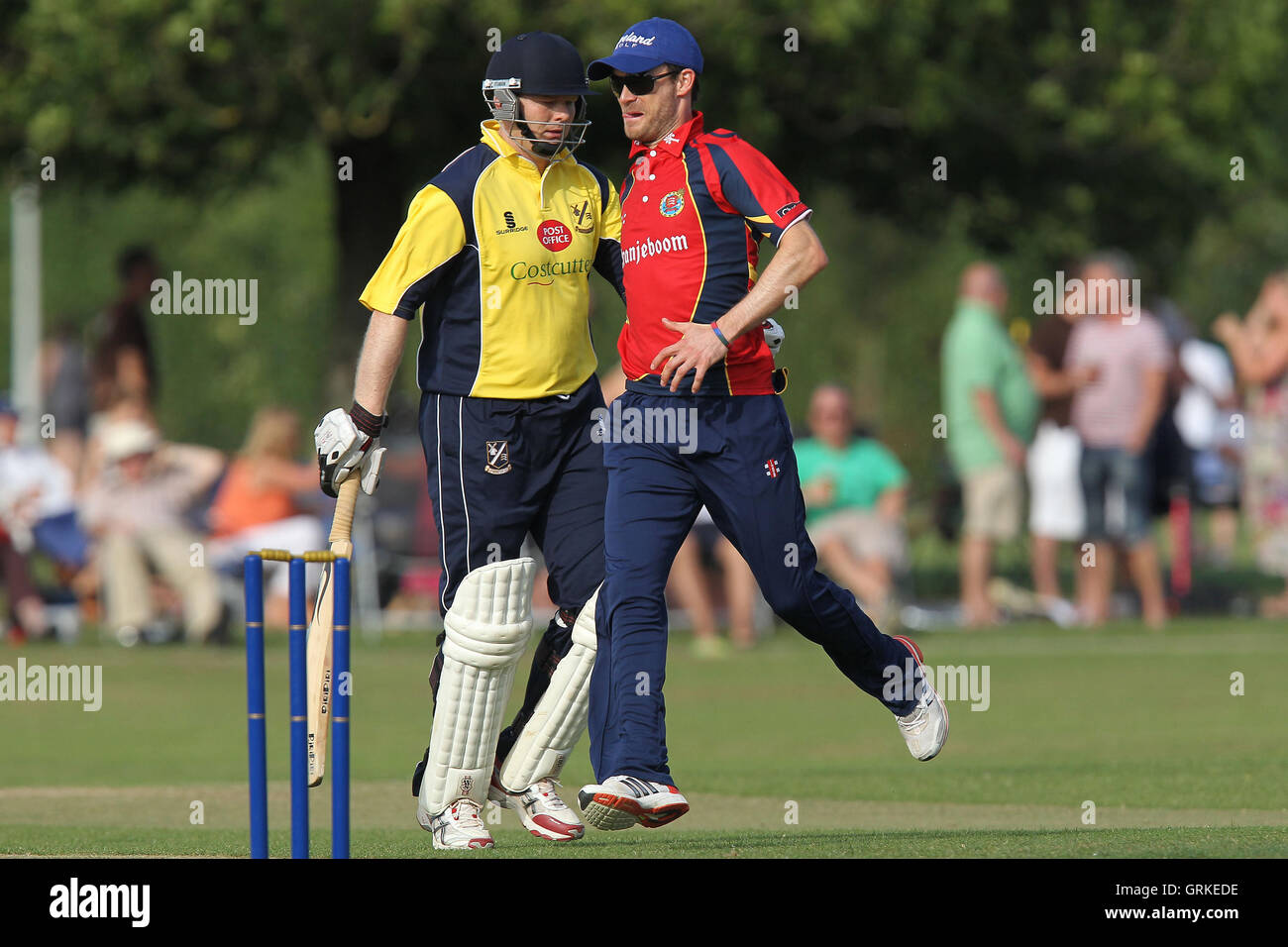 Upminster CC vs Essex CCC - Graham Napier Benefit Match Cricket at ...