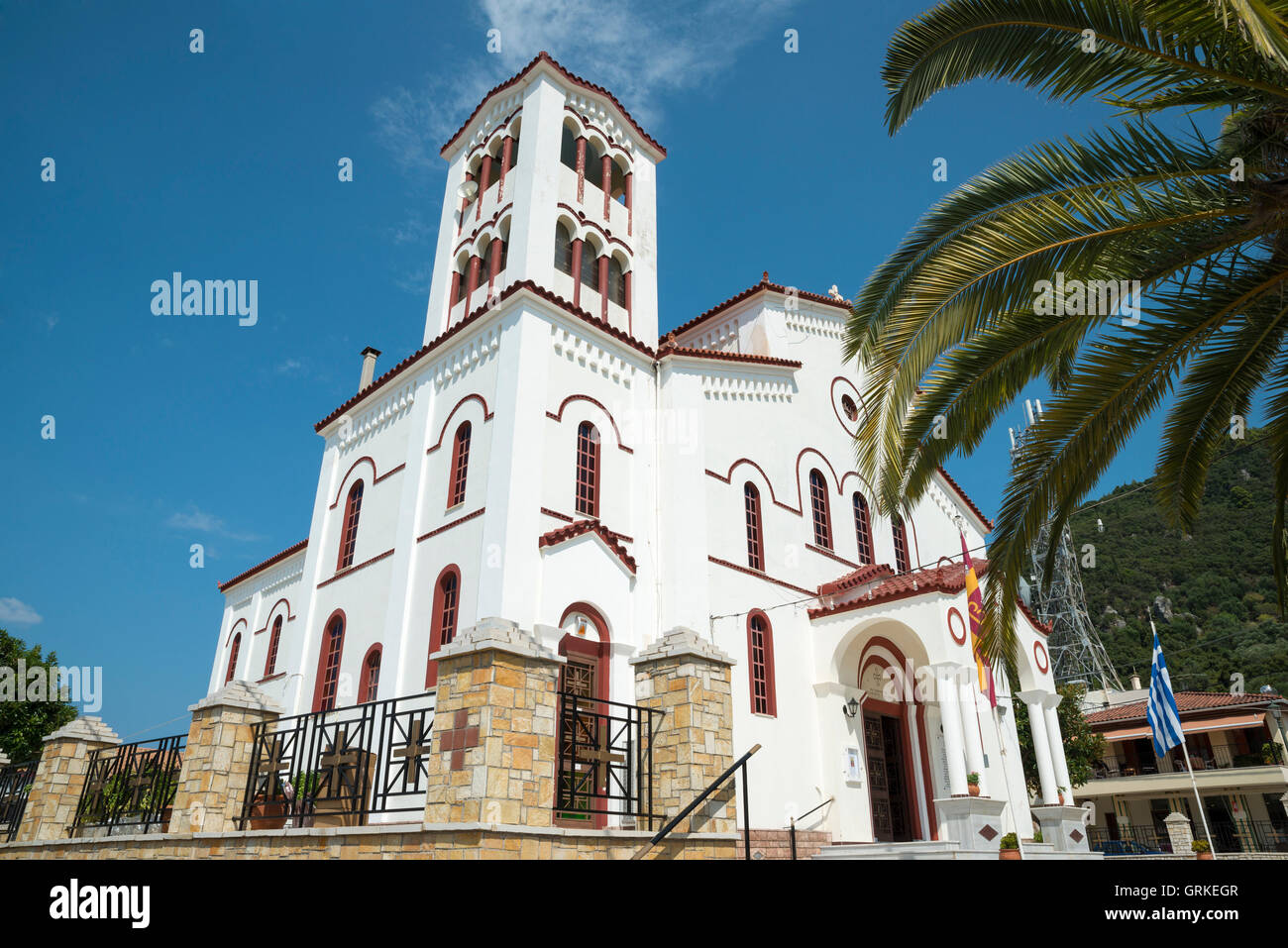 Church in Sami, Kefalonia, Ionian Islands, Greece, Europe Stock Photo ...