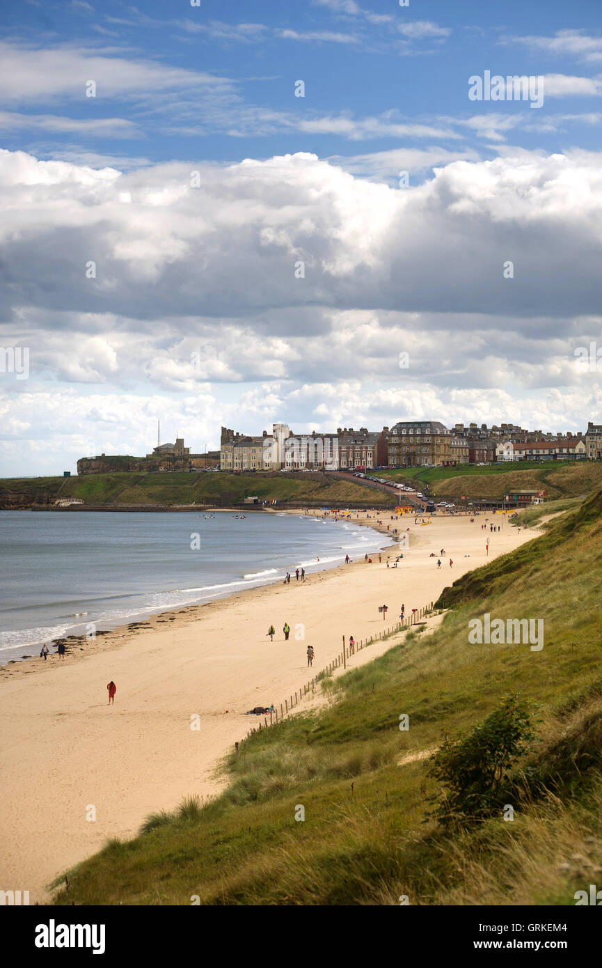 Long Sands beach, Tynemouth, North East England Stock Photo - Alamy