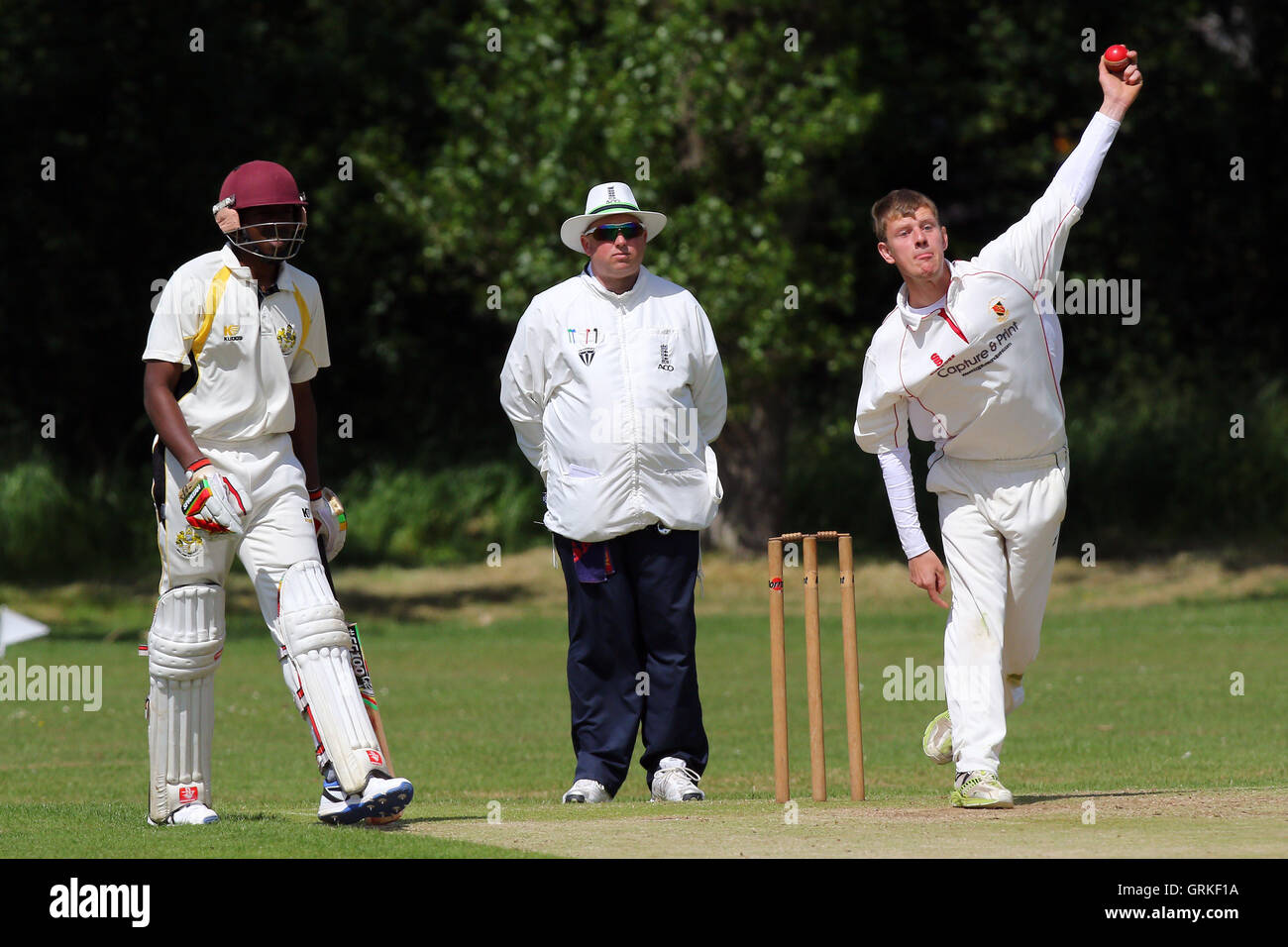 Gidea Park & Romford CC (batting) vs Wickford CC - Essex Cricket League ...