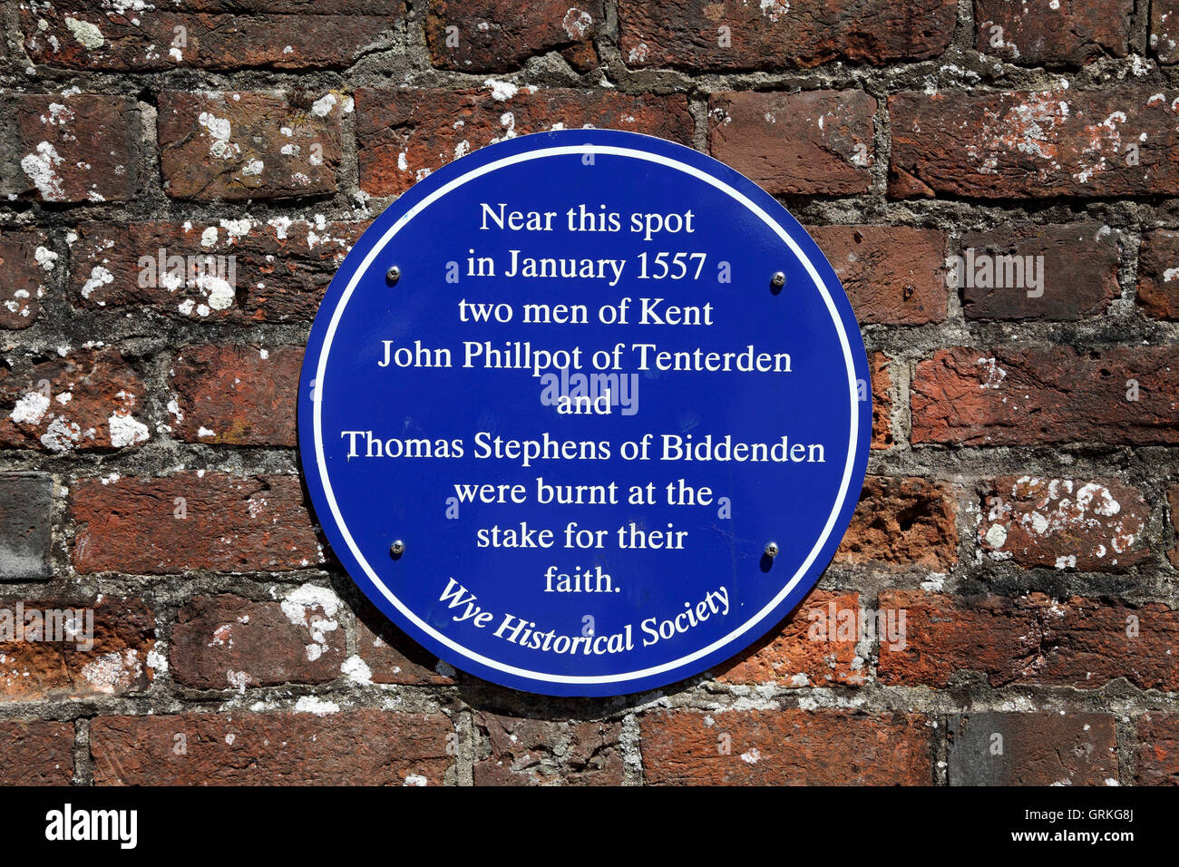 Kent blue plaques hi-res stock photography and images - Alamy