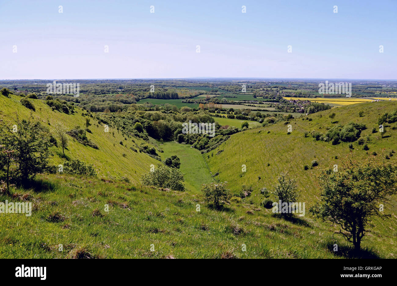 Devil's Kneading Bowl, Wye Downs, Wye, Kent, UK Stock Photo - Alamy