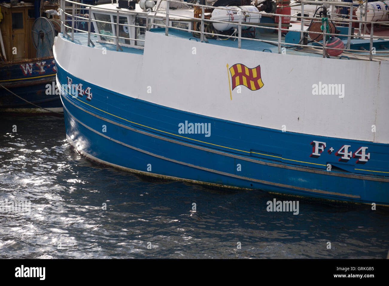 Fishing boat at North Shields Fish Quay Stock Photo - Alamy