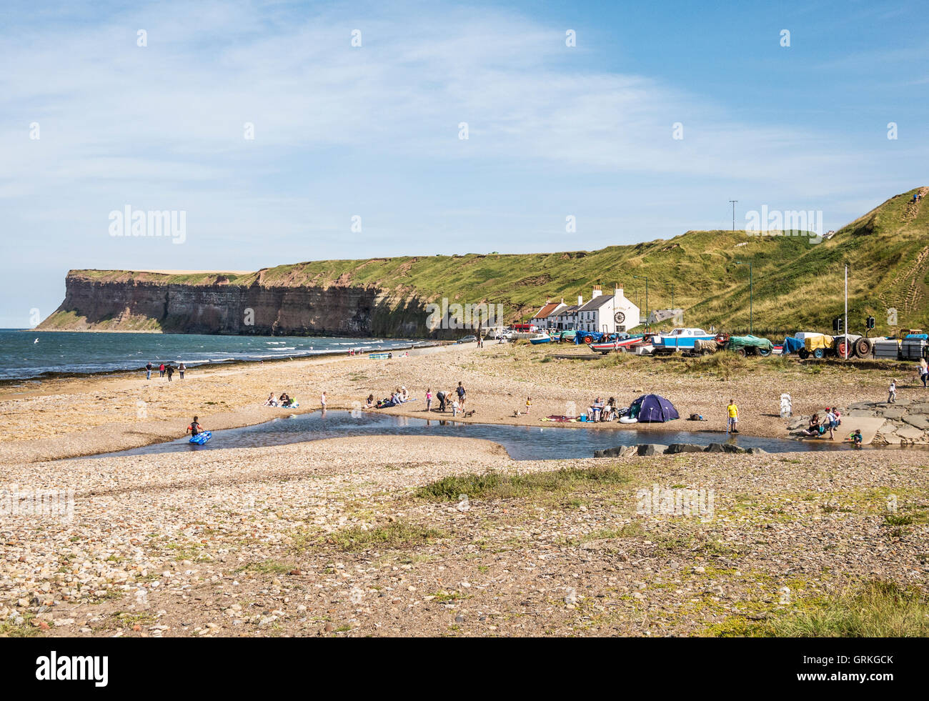 Hunt cliff saltburn by the sea hi-res stock photography and images - Alamy