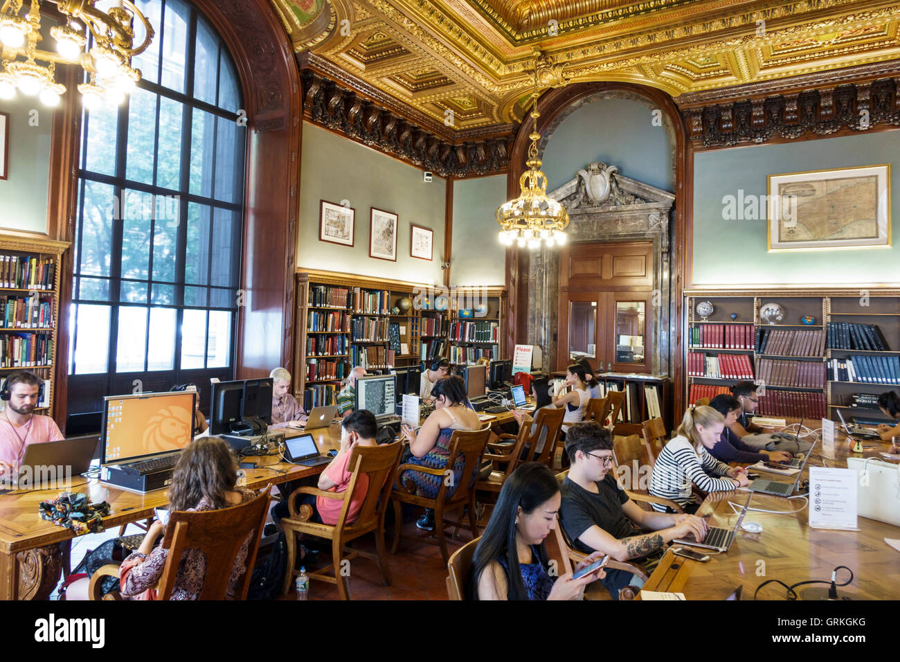 New York City,NY NYC Manhattan,Midtown,New York Public Library,Main ...