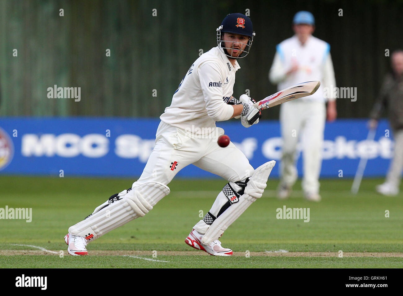 Jaik Mickleburgh in batting action for Essex - Cambridge MCCU vs Essex ...
