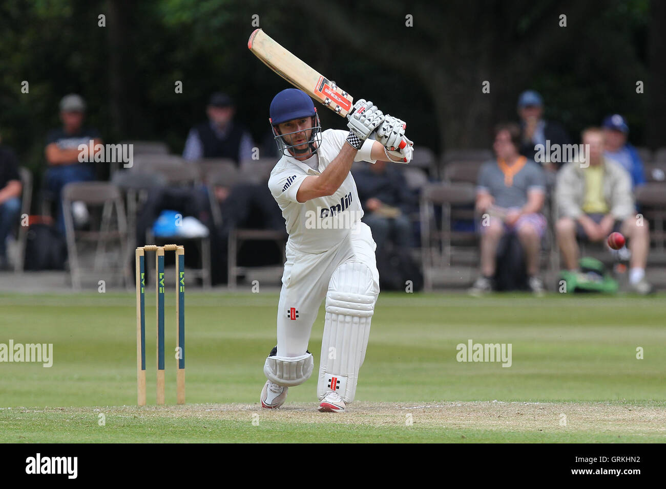 James Foster in batting action for Essex - Derbyshire CCC vs Essex CCC ...