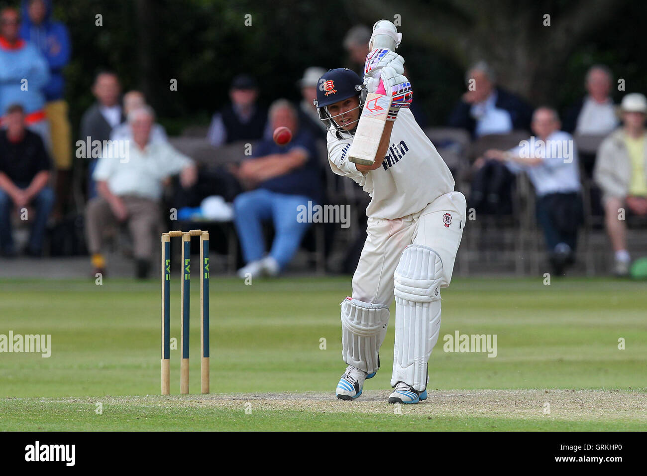 Greg Smith in batting action for Essex - Derbyshire CCC vs Essex CCC ...