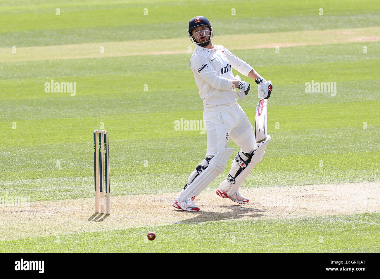 Jaik Mickleburgh of Essex evades a bouncing delivery - Essex CCC vs ...