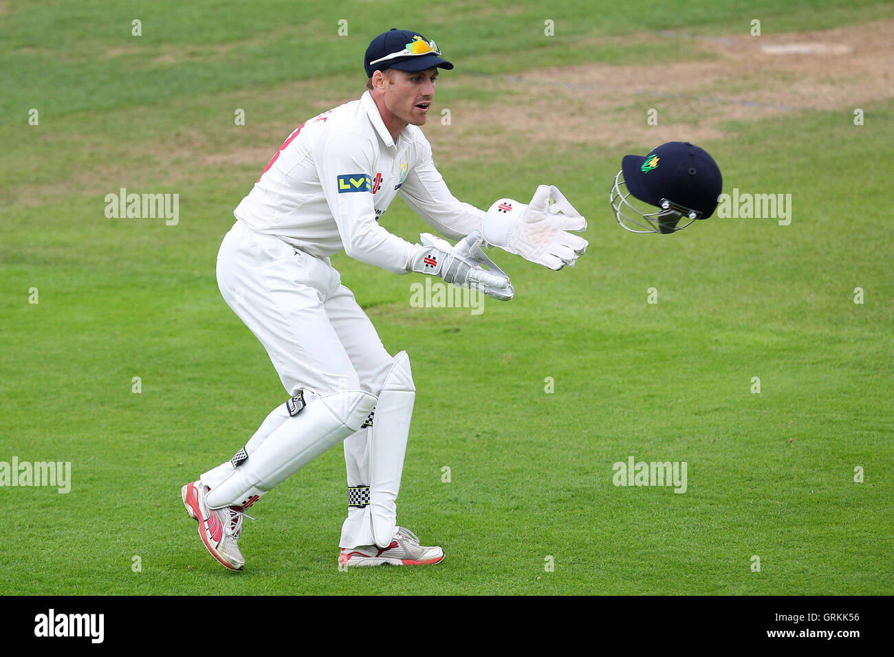 Mark wallace of glamorgan county cricket club hi-res stock photography ...