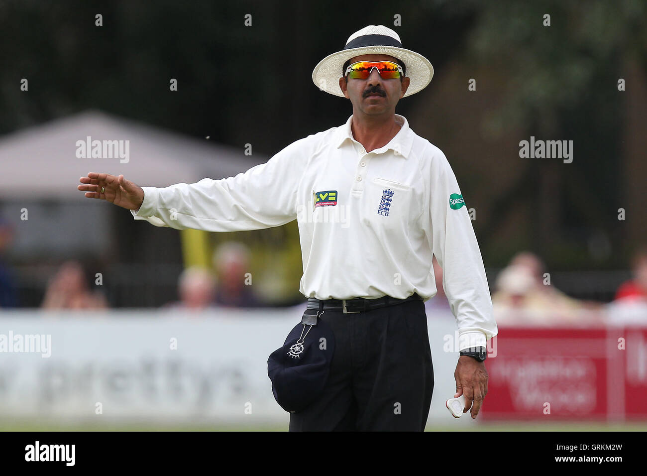 Cricket umpire signals hi-res stock photography and images - Alamy