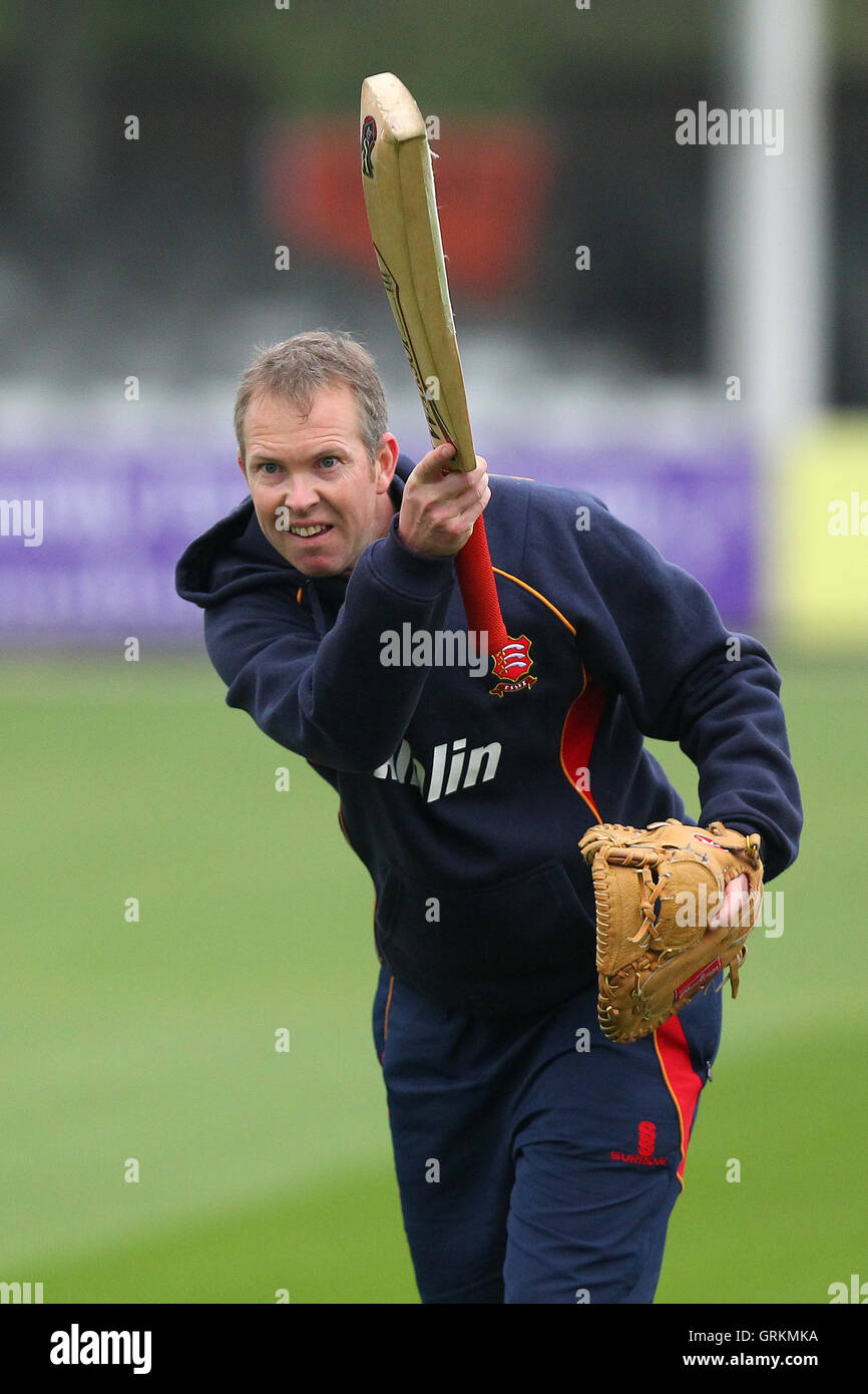 Essex coach Barry Hyam - Essex CCC vs Kent CCC - Pre-Season Friendly ...