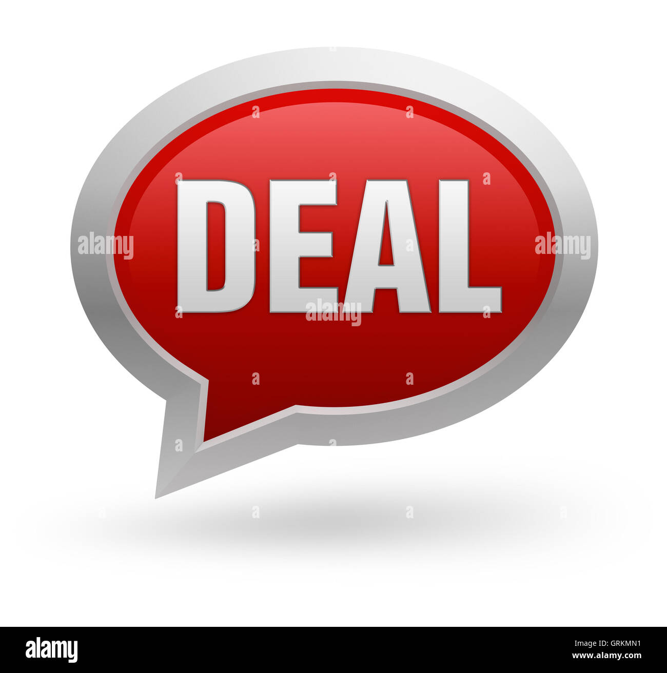 deal badge concept illustration Stock Photo - Alamy