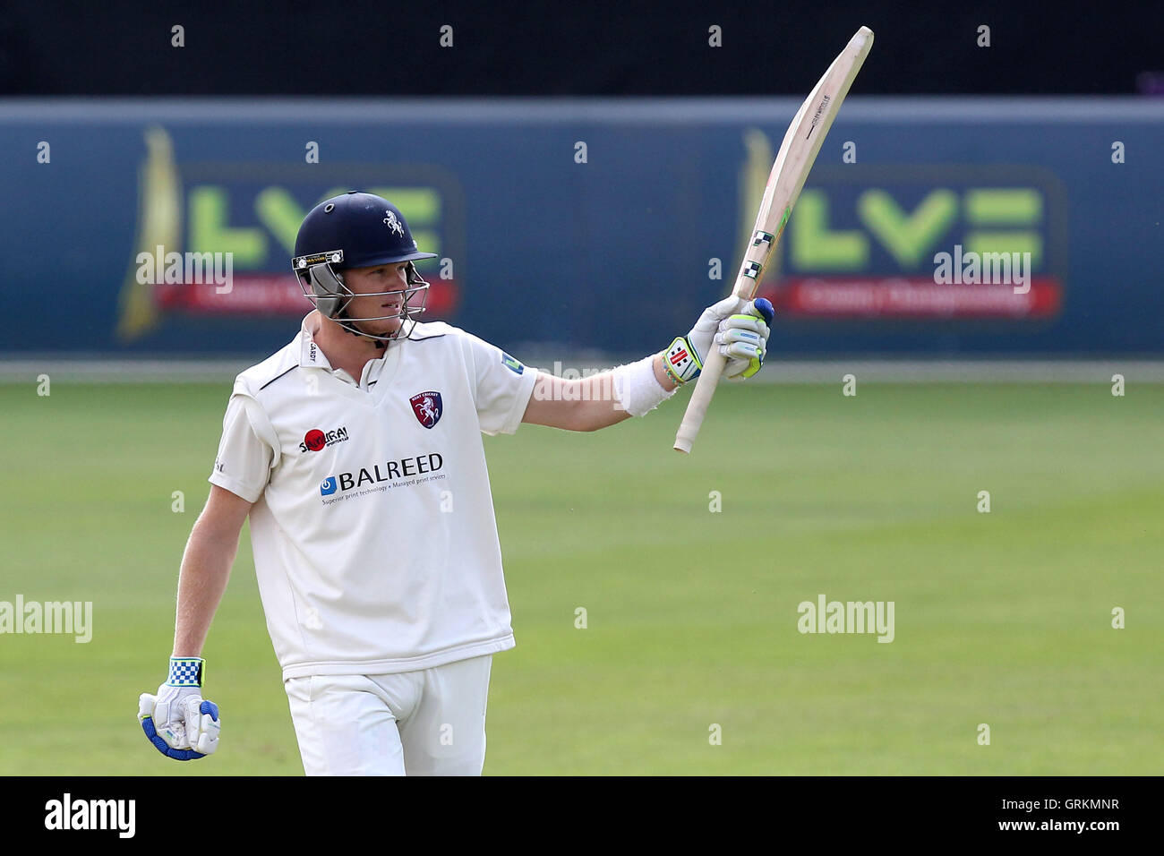 Sam Billings of Kent celebrates reaching his fifty - Essex CCC vs Kent ...